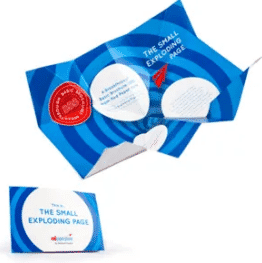Exploding Page Direct Mailer – Creative Marketing Ideas