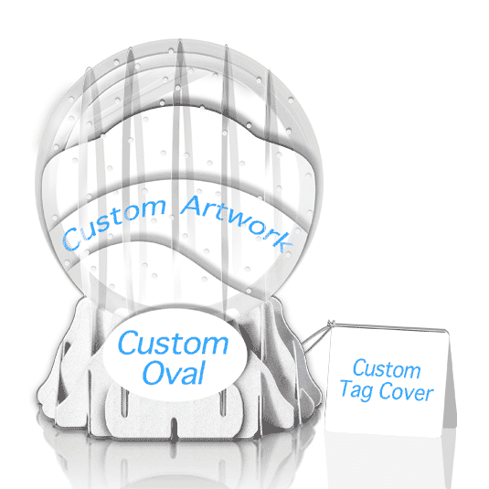 Customizable Globe Greeting Card, 4” - 3D Greeting Cards