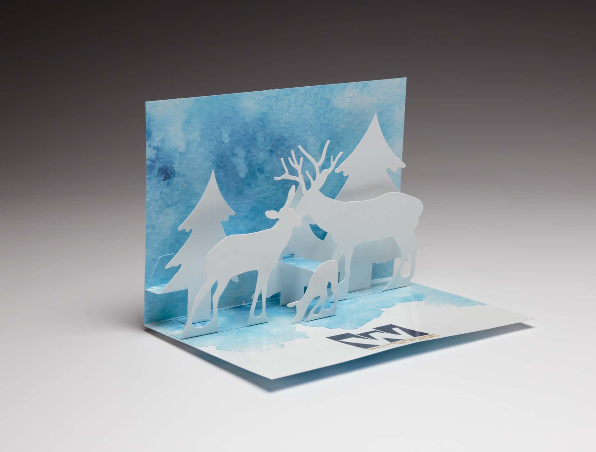 Wow Holiday Mail Recipients With The Snow Scene Holiday Card