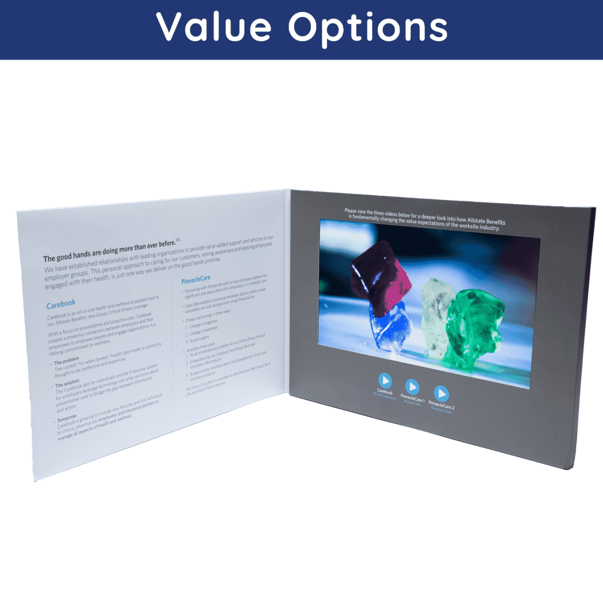 Send an Interactive Experience, 10.1" Video Screen Direct Mailer