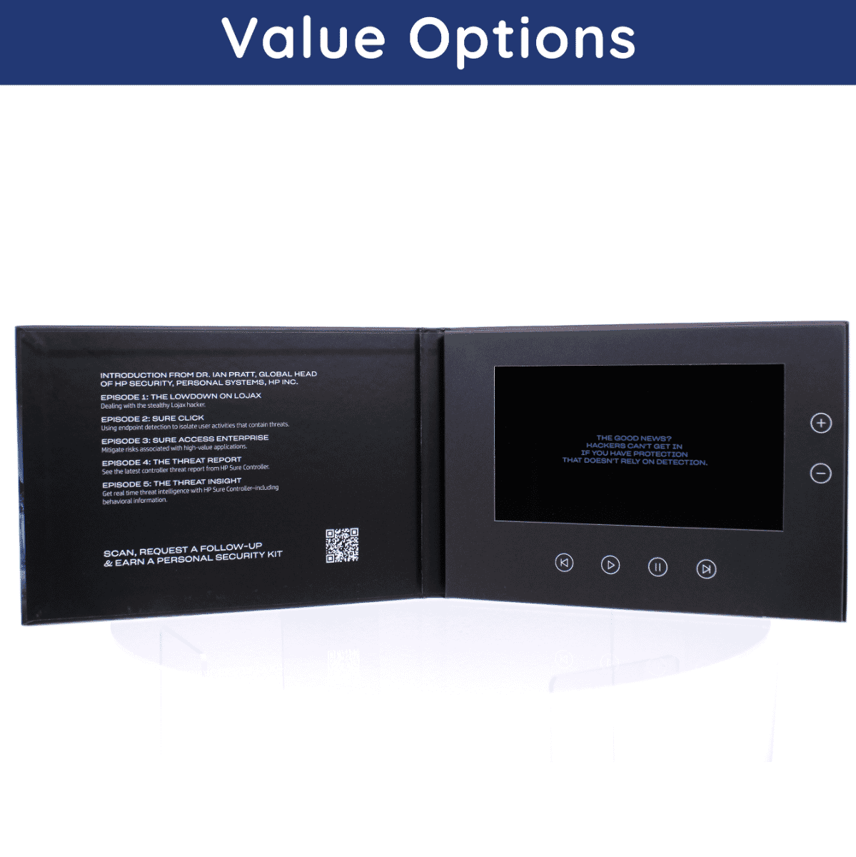 Best Selling Direct Mail Pieces, The HD Hardcover Video Brochure